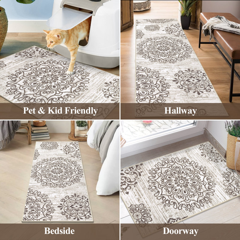 Lark Manor™ 3-Piece Farmhouse Kitchen Rug Set – Washable, Non-Slip, and ...