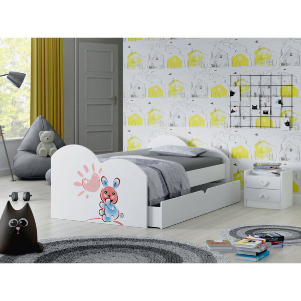 Zoomie Kids Runolfson European Toddler (80 x 160cm) Drawer Bed Frame ...