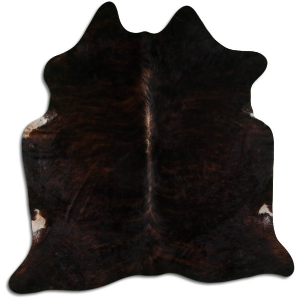 Foundry Select Svanik Hand Knotted Cowhide Rug | Wayfair