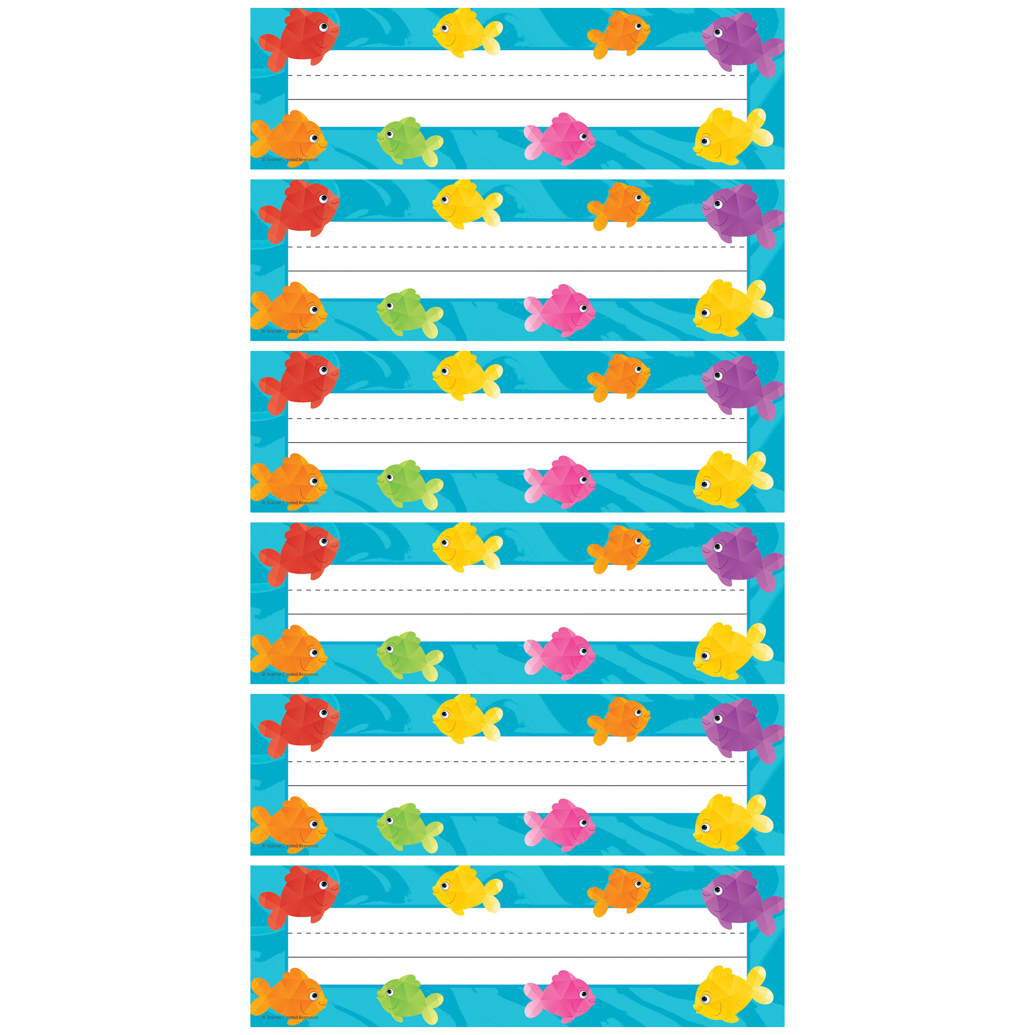 Teacher Created Resources Fish Flat Name Plates | Wayfair