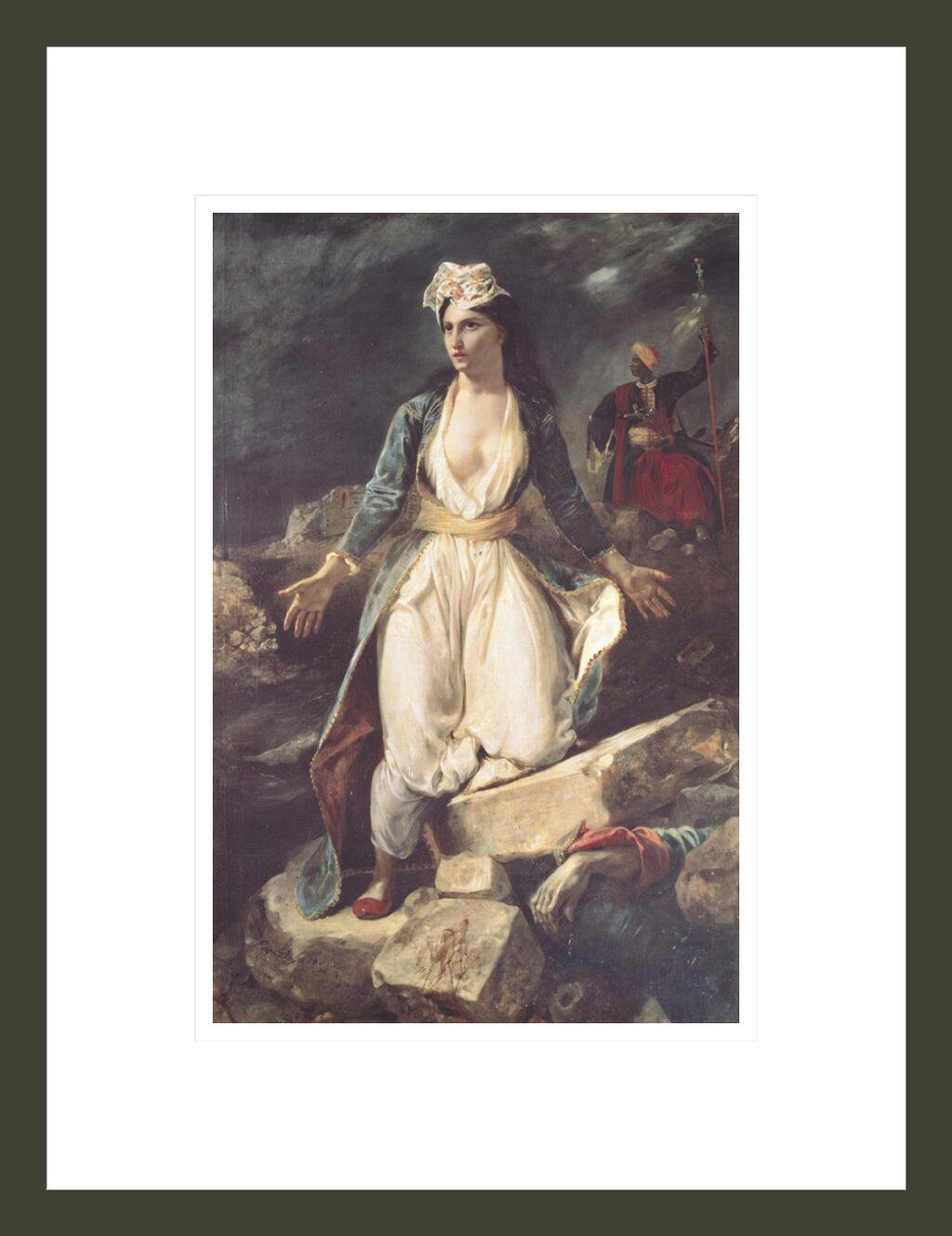 1000Museums Greece expiring on the Ruins of Missolonghi by Eugène ...
