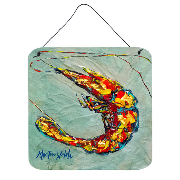 Caroline's Treasures Shrimp Ripples by Martin Welch Painting Print ...