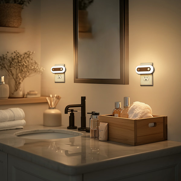 woxeon NL Dimmable LED Night Light With Motion And Light Sensor | Wayfair