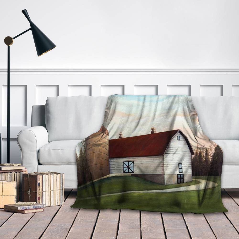 Begin Edition International Inc. White Barn Blanket | Wayfair