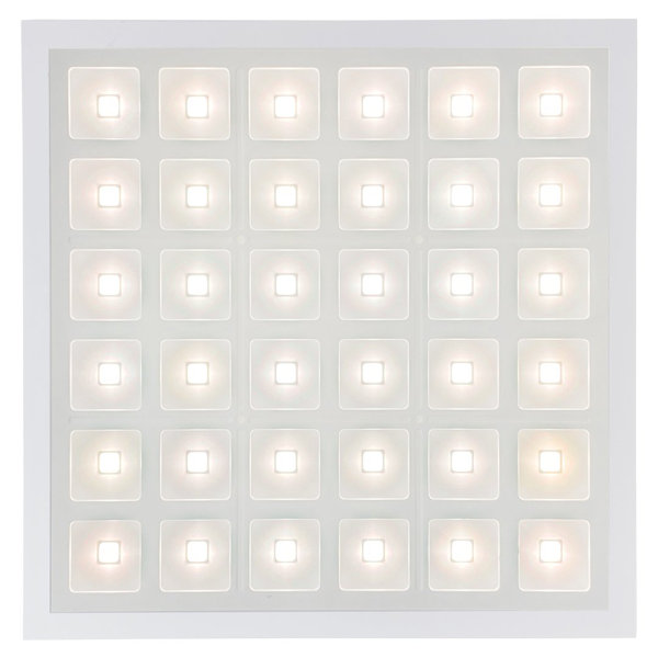 Beyond LED Technology Dimmable Square Troffer Ceiling Light | Wayfair