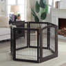 Tucker Murphy Pet™ Serra Wire Pet Free Standing Gate with Two Pairs of ...