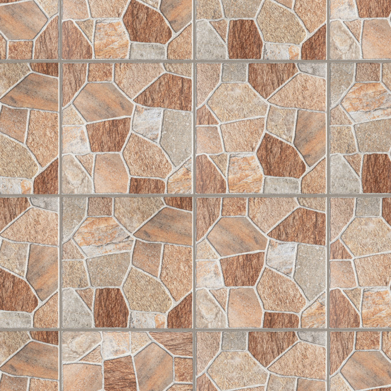 Merola Tile Leticia 17 3/4" x 17 3/4" Ceramic Stone Look Field Wall ...