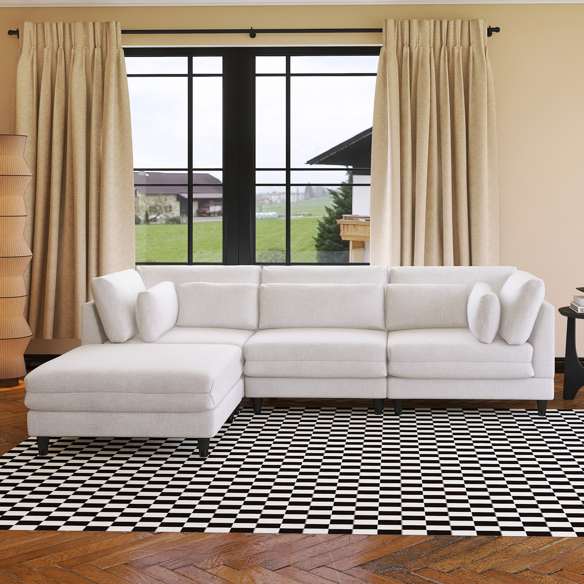 Latitude Run® Modern Modular Sectional Sofa | Wayfair