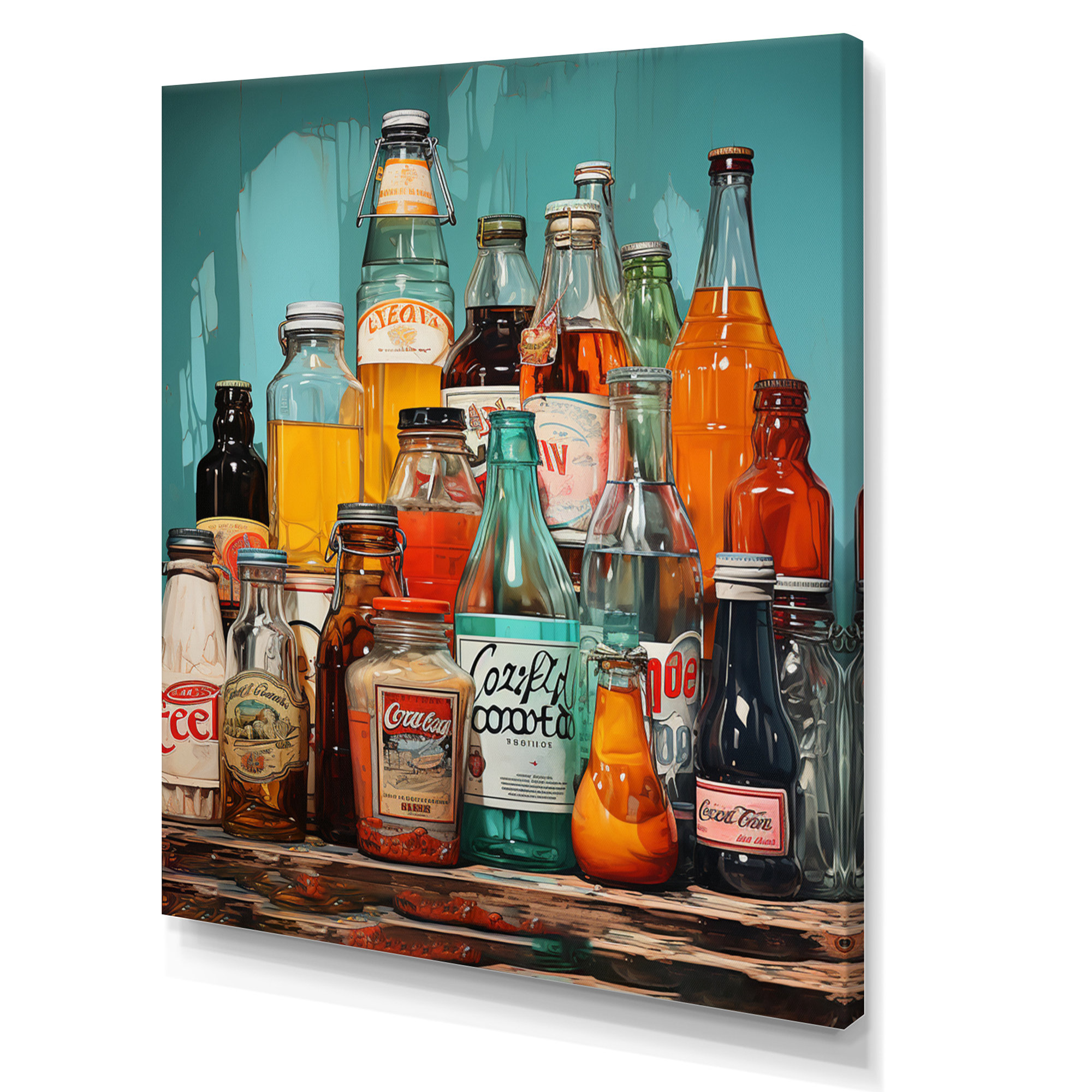 Red Barrel Studio® Calep Pop Art 1950S Soda Emotion I On Canvas Print ...