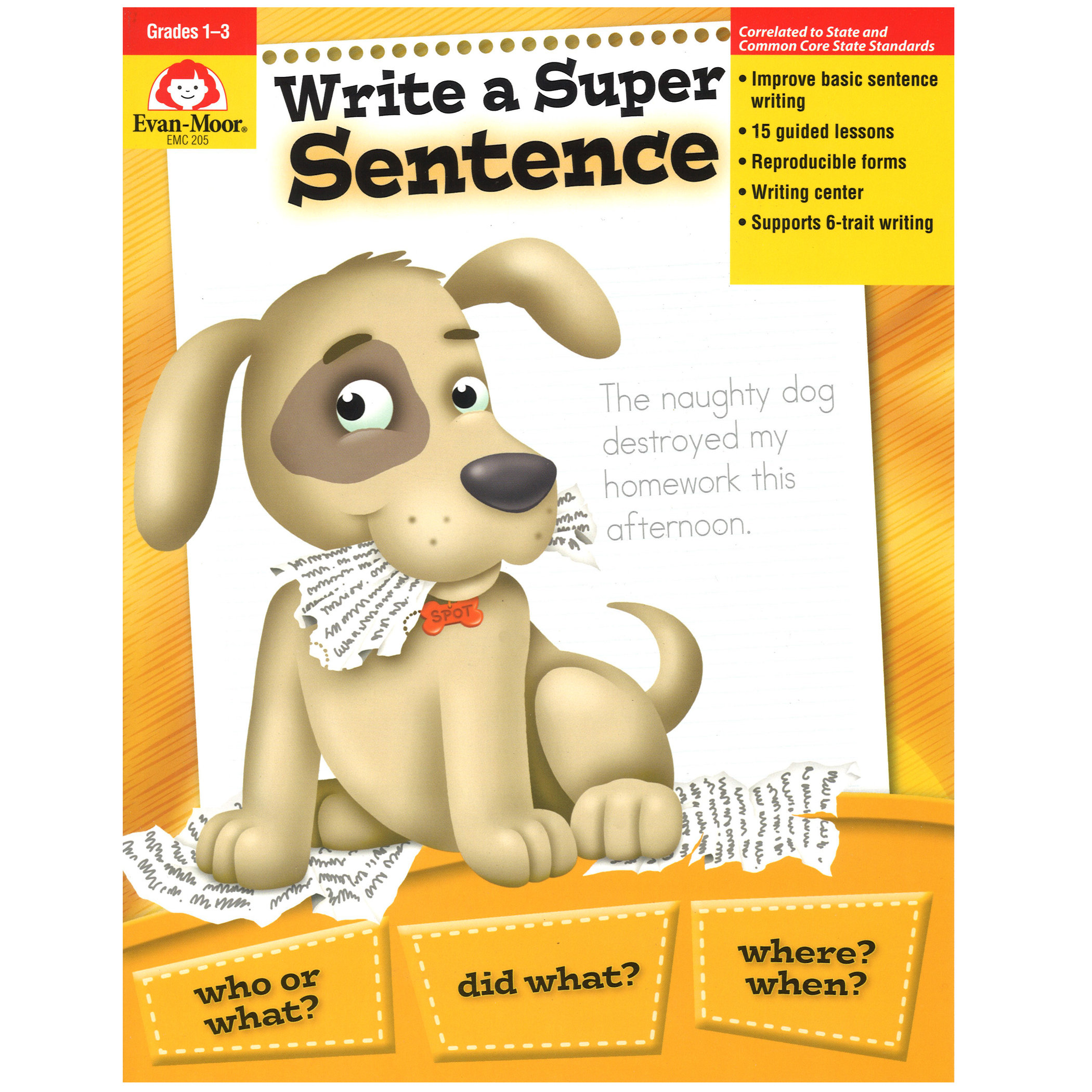 Evan-Moor Write A Super Sentence Grade 1-3 Notepad - Wayfair Canada