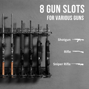 Blacksmith Gun Safes, Rifle Racks Wall Mounted (8-Slot) | Wayfair