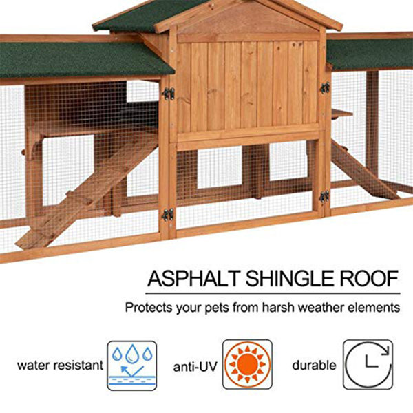 Tucker Murphy Pet™ Delja Extra Large Outdoor Wooden Elevated Rabbit ...