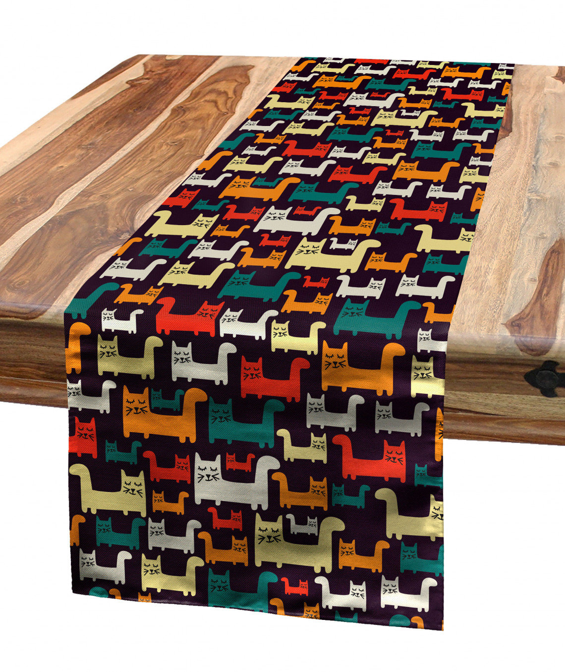 East Urban Home Cats Table Runner | Wayfair