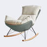 ChairVogue Modern simple eggshell rocking chair | Wayfair