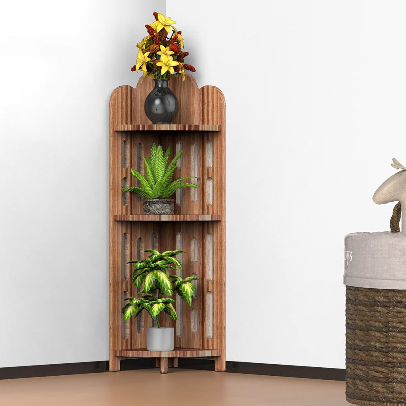 Loon Peak® 3 Tier Wood Display Shelf | Wayfair