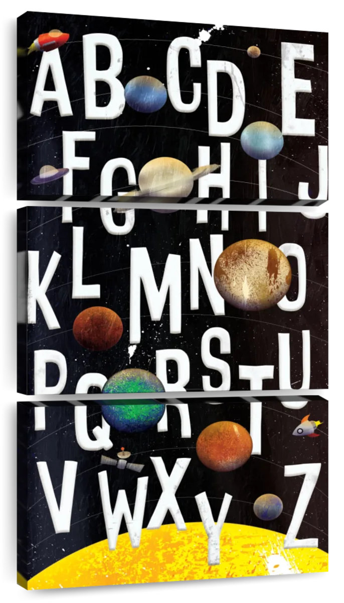 Zoomie Kids ABC Galaxy | Wayfair