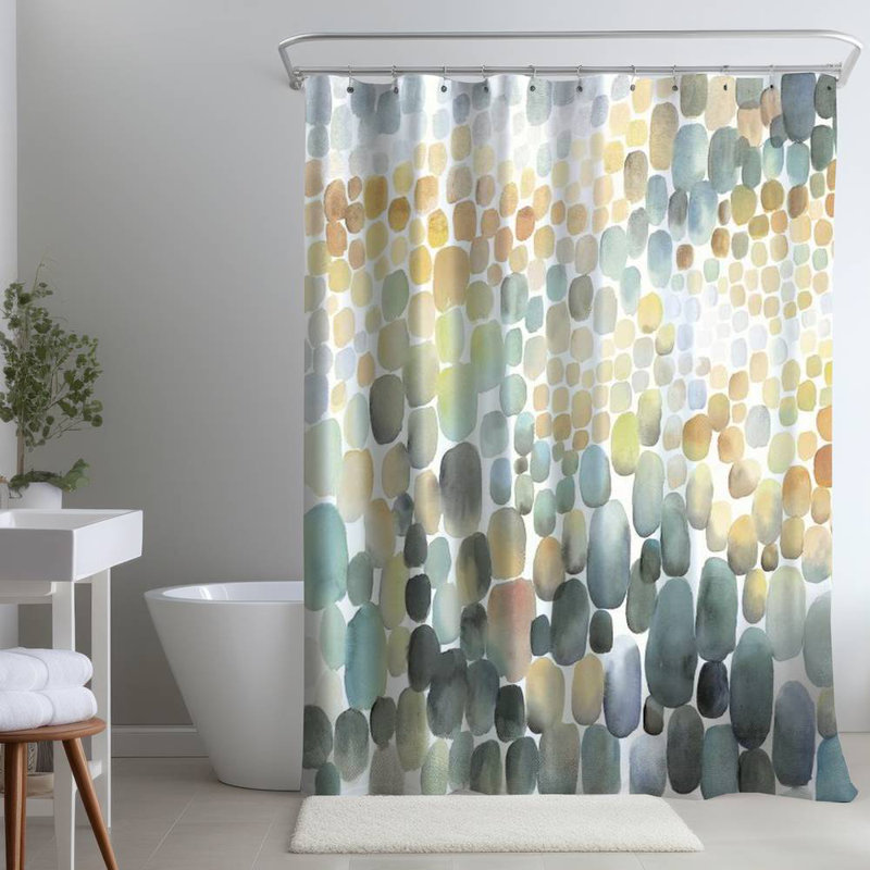 East Urban Home Broghan – Polyester Shower Curtain, Dye Sublimation ...