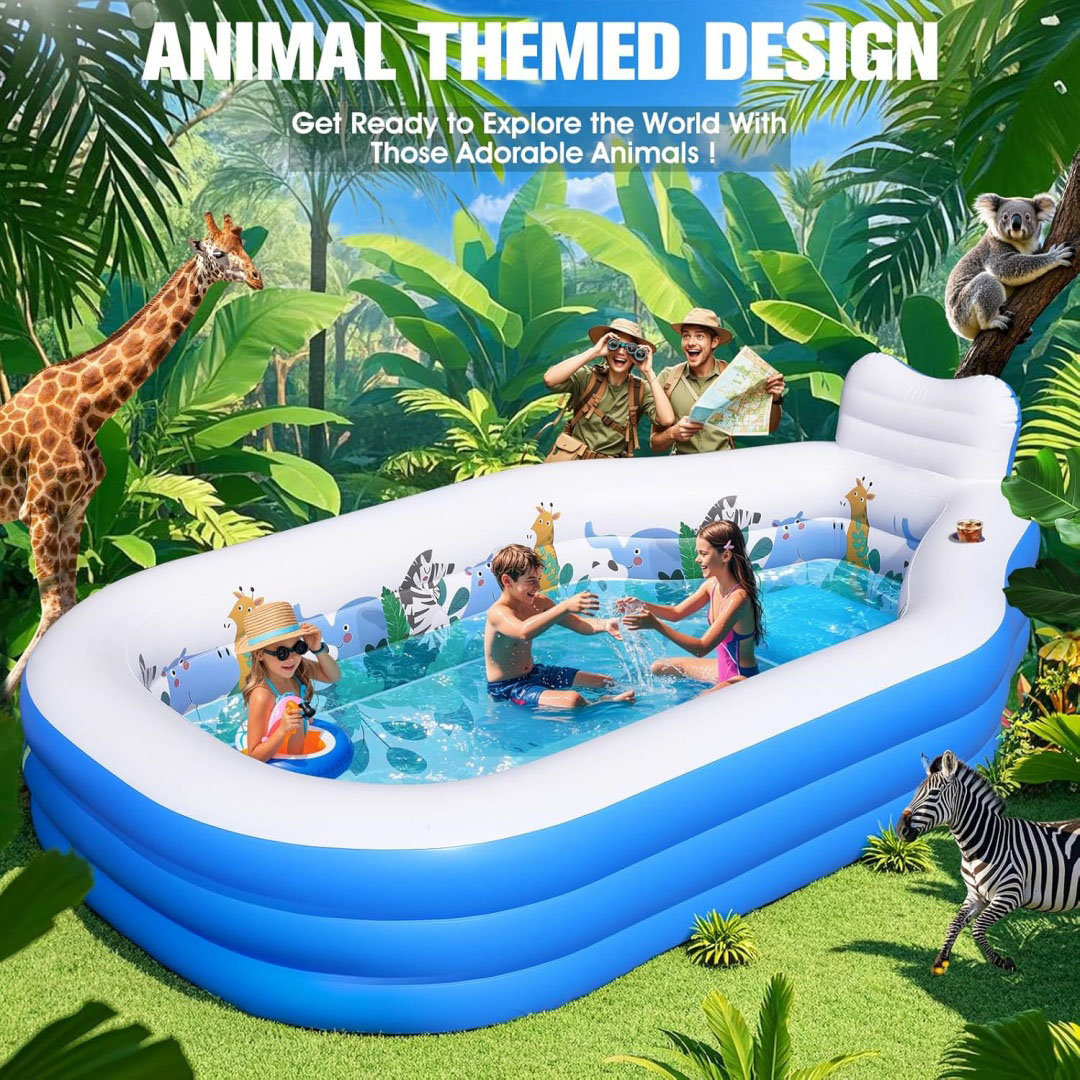 DESIGN SHOP BY SHELL Large Inflatable Swimming Pool For Kids And Adults ...