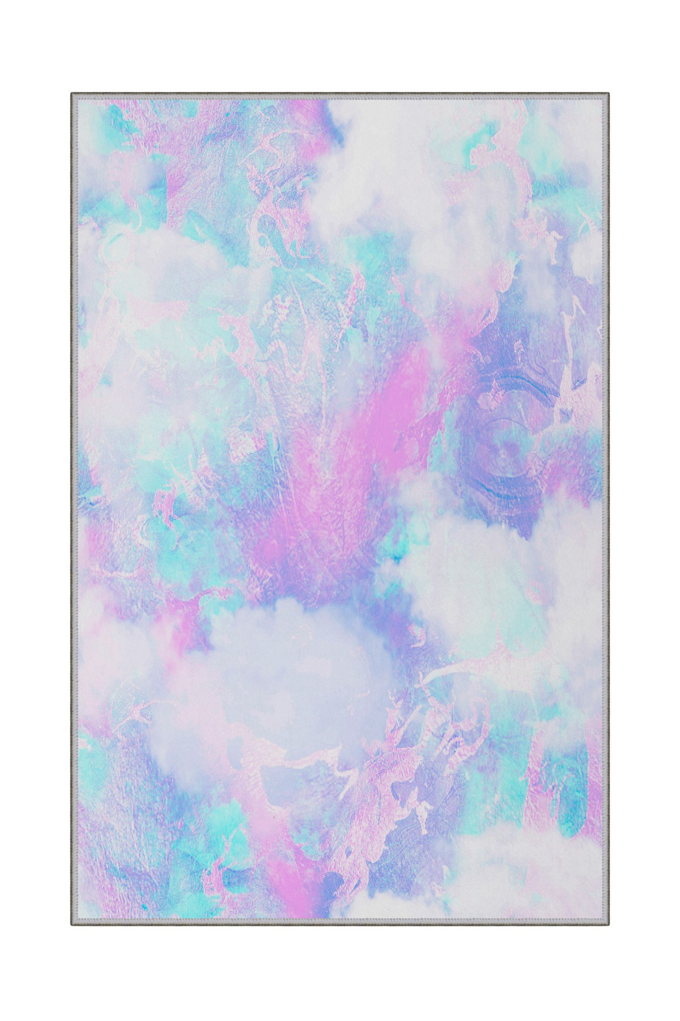 East Urban Home Asrith Ombre Machine Made Flatweave Polyester Area Rug ...