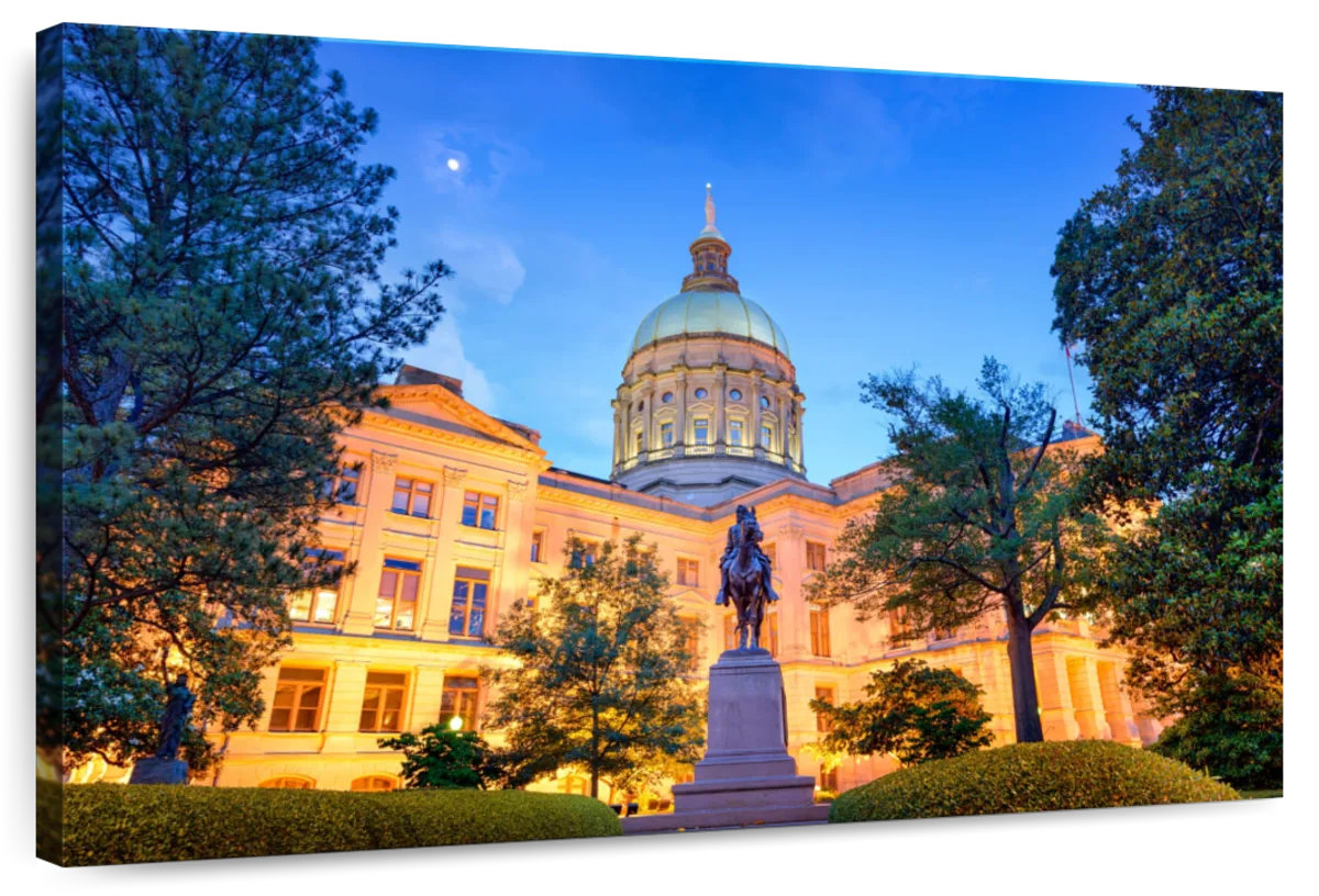Ebern Designs Glowing Georgia State Capitol - Wayfair Canada
