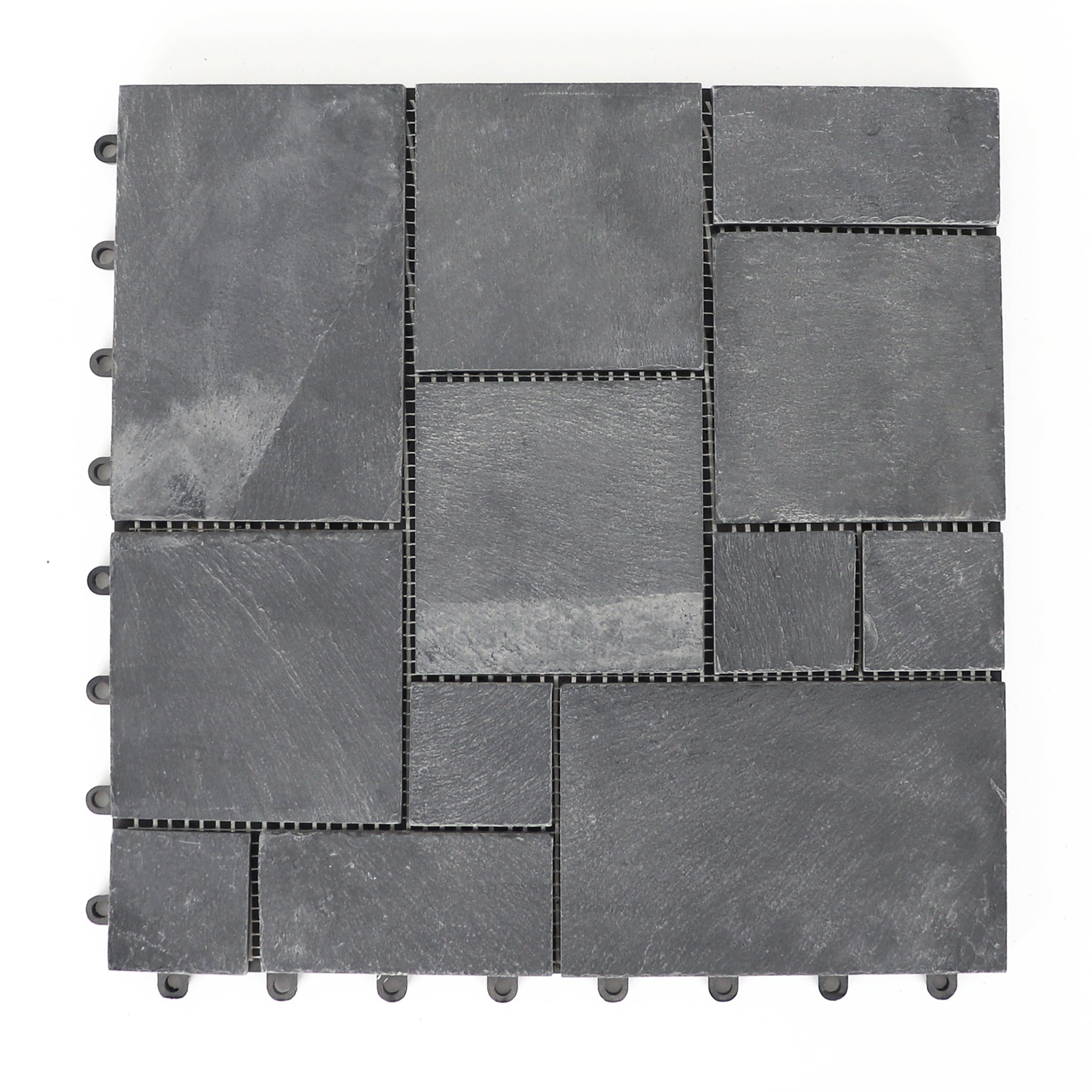 3rd Street Inn Black Slate Stone Tile | Wayfair