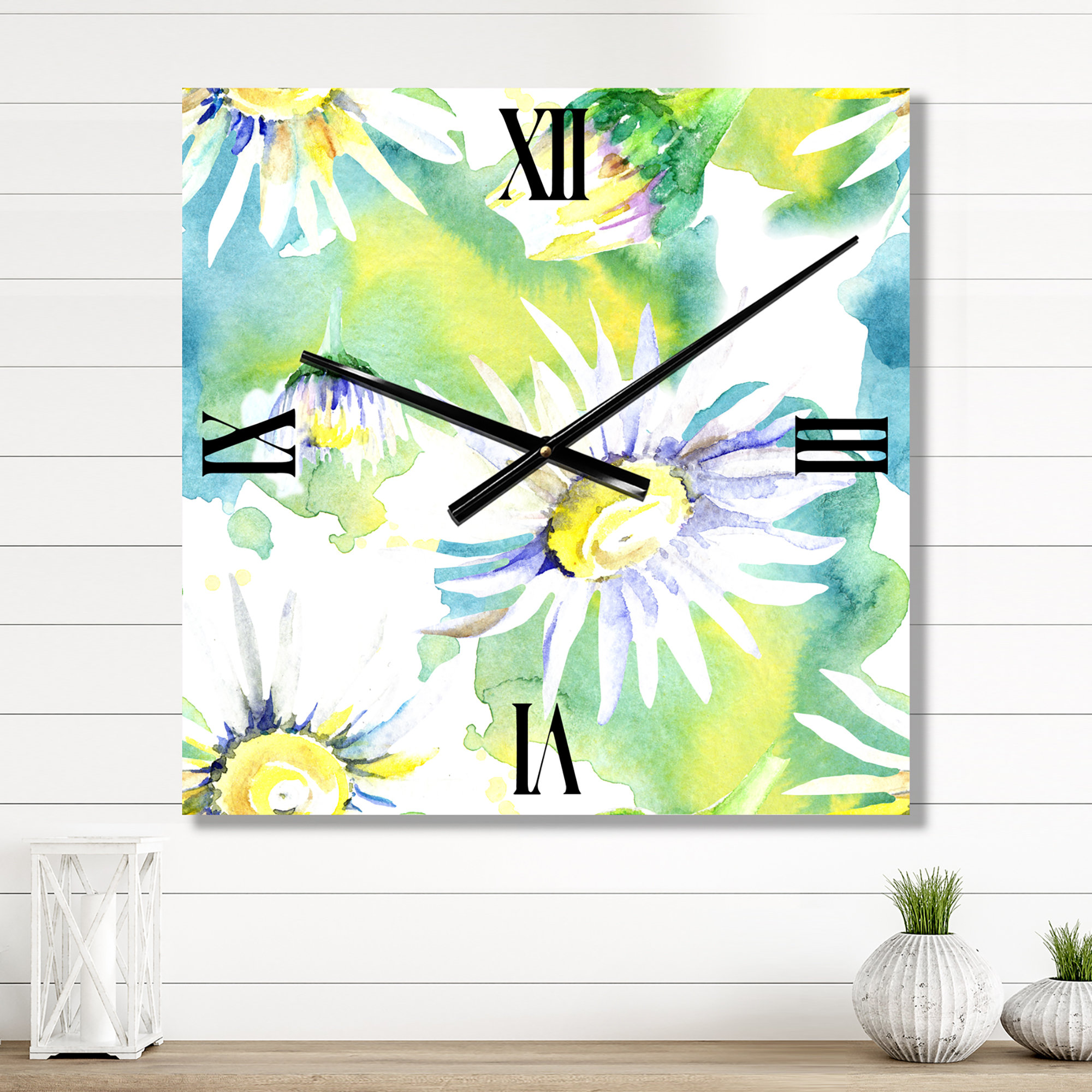 East Urban Home Daisy Flowers Aquarelle Impression II - Traditional ...