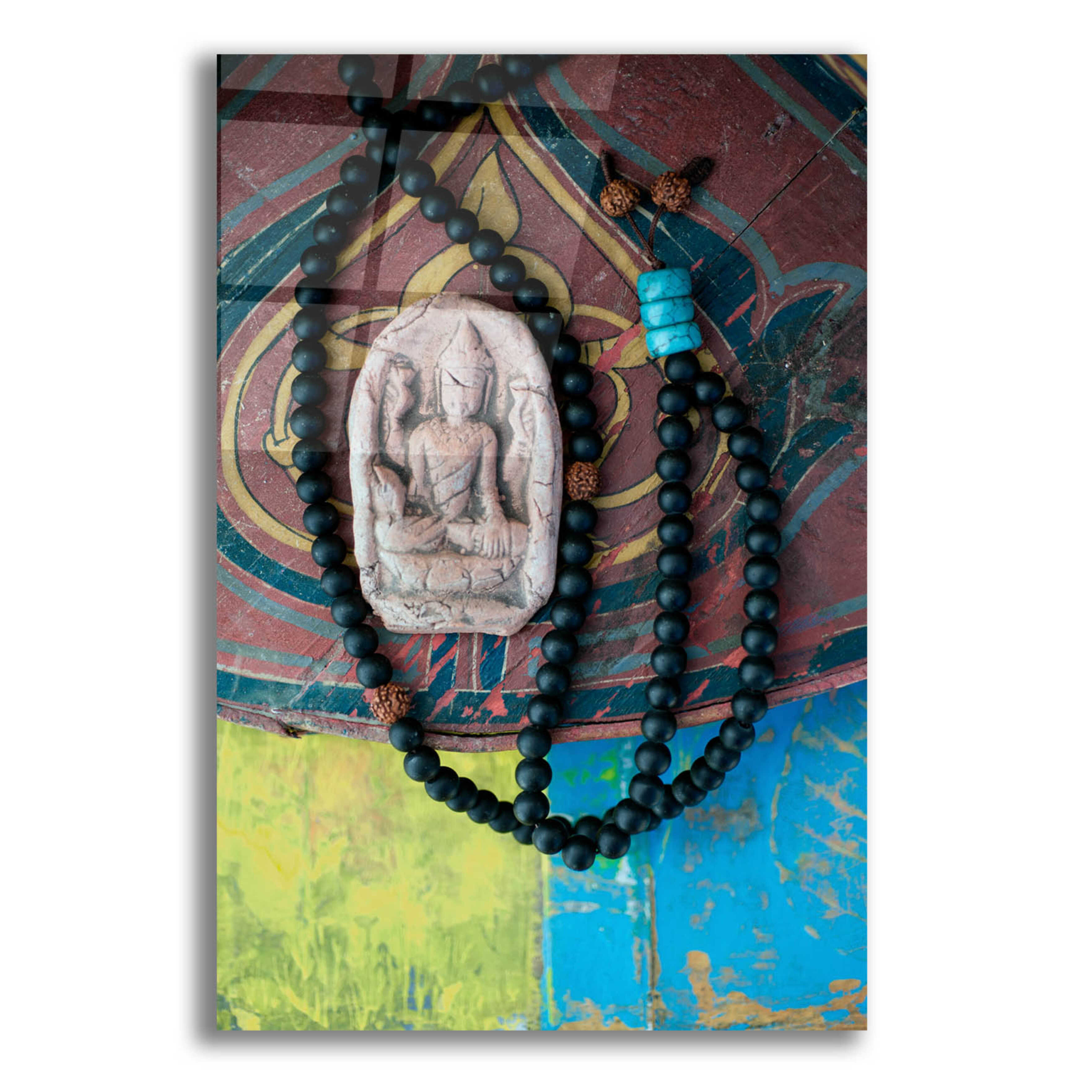 Dakota Fields 'Mala Beads Yogi' By Elena Ray, Acrylic Glass Wall Art ...