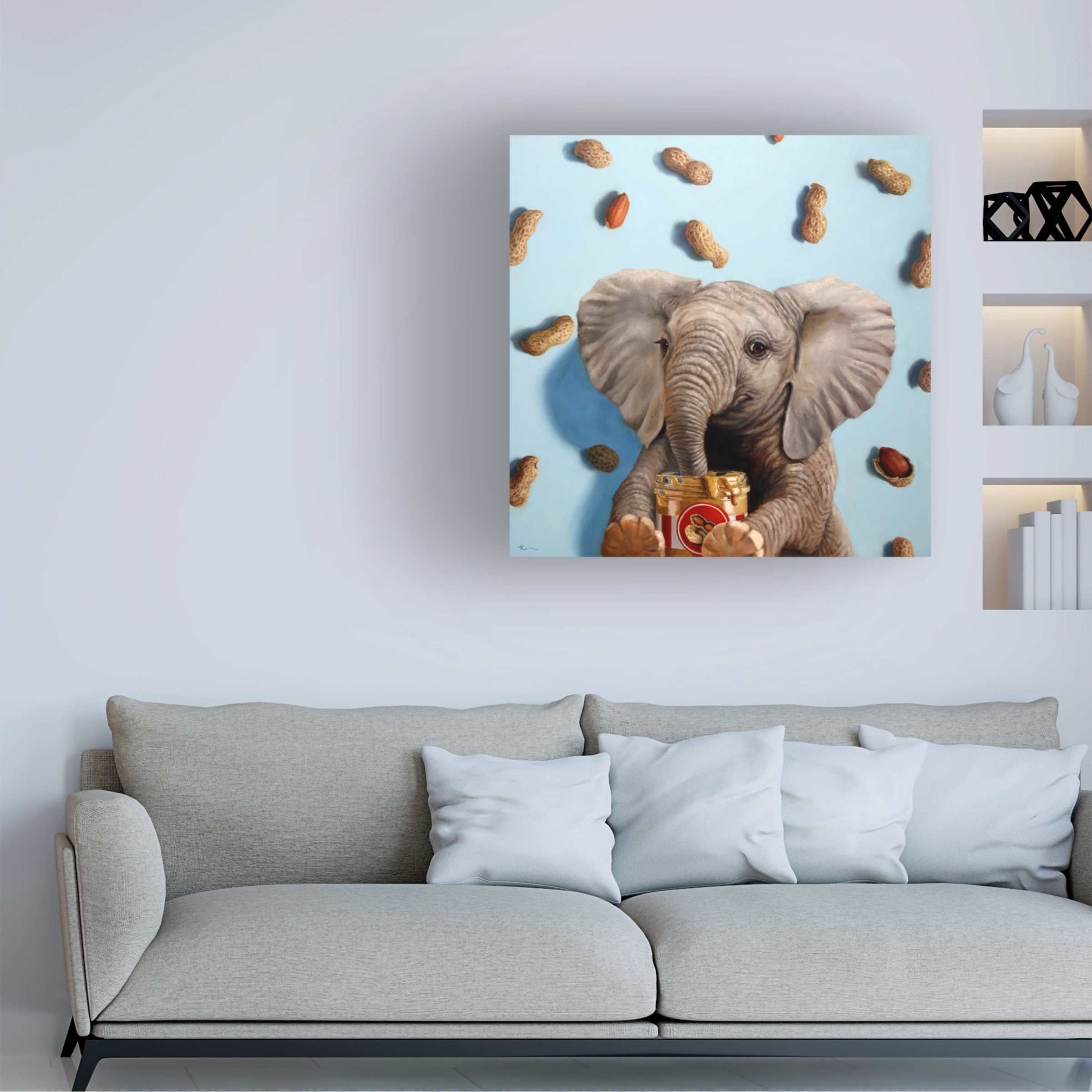 Trinx Feeling Nutty by Lucia Heffernan - Wrapped Canvas Painting | Wayfair