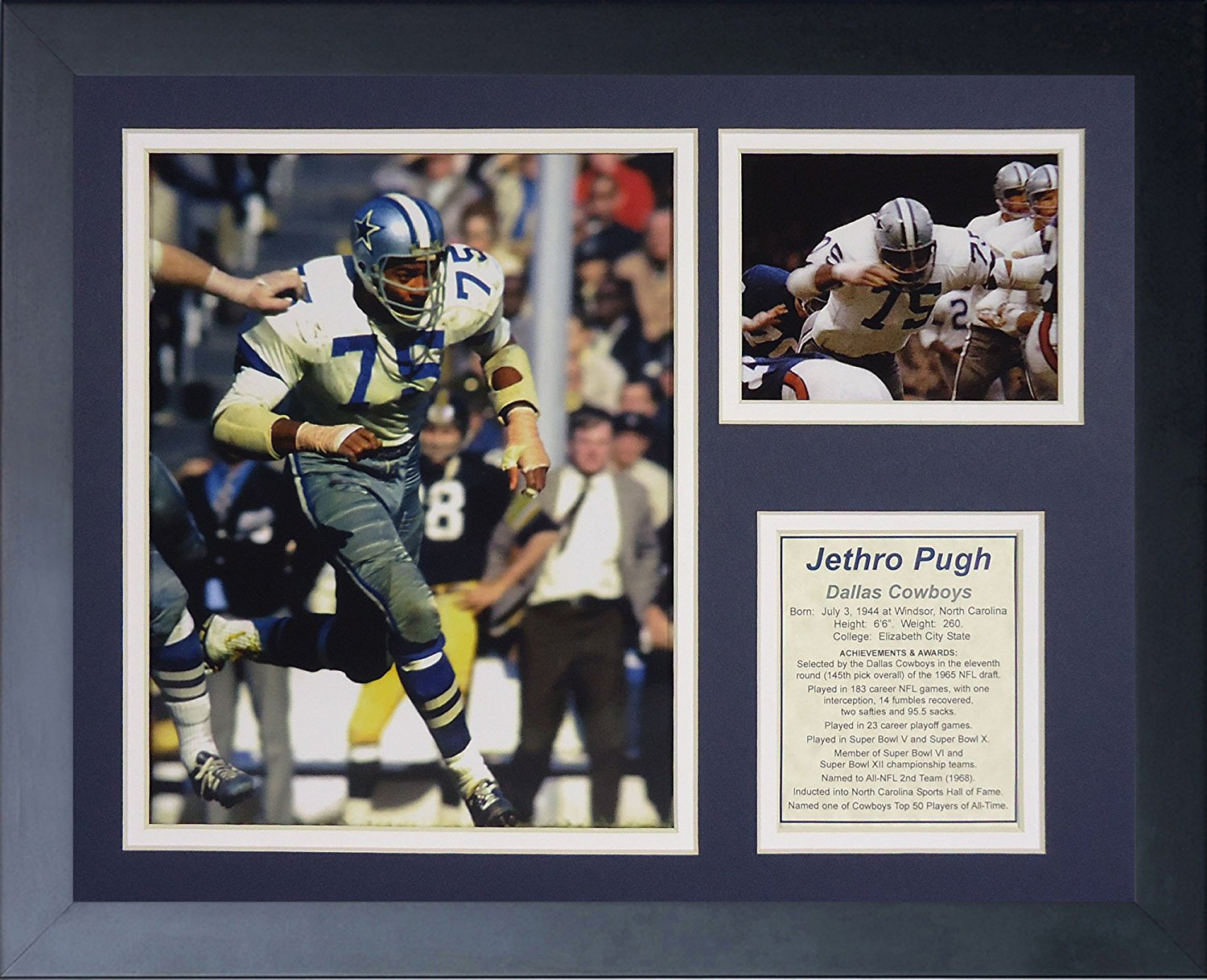 Legends Never Die Jethro Pugh Framed Memorabilia | Wayfair