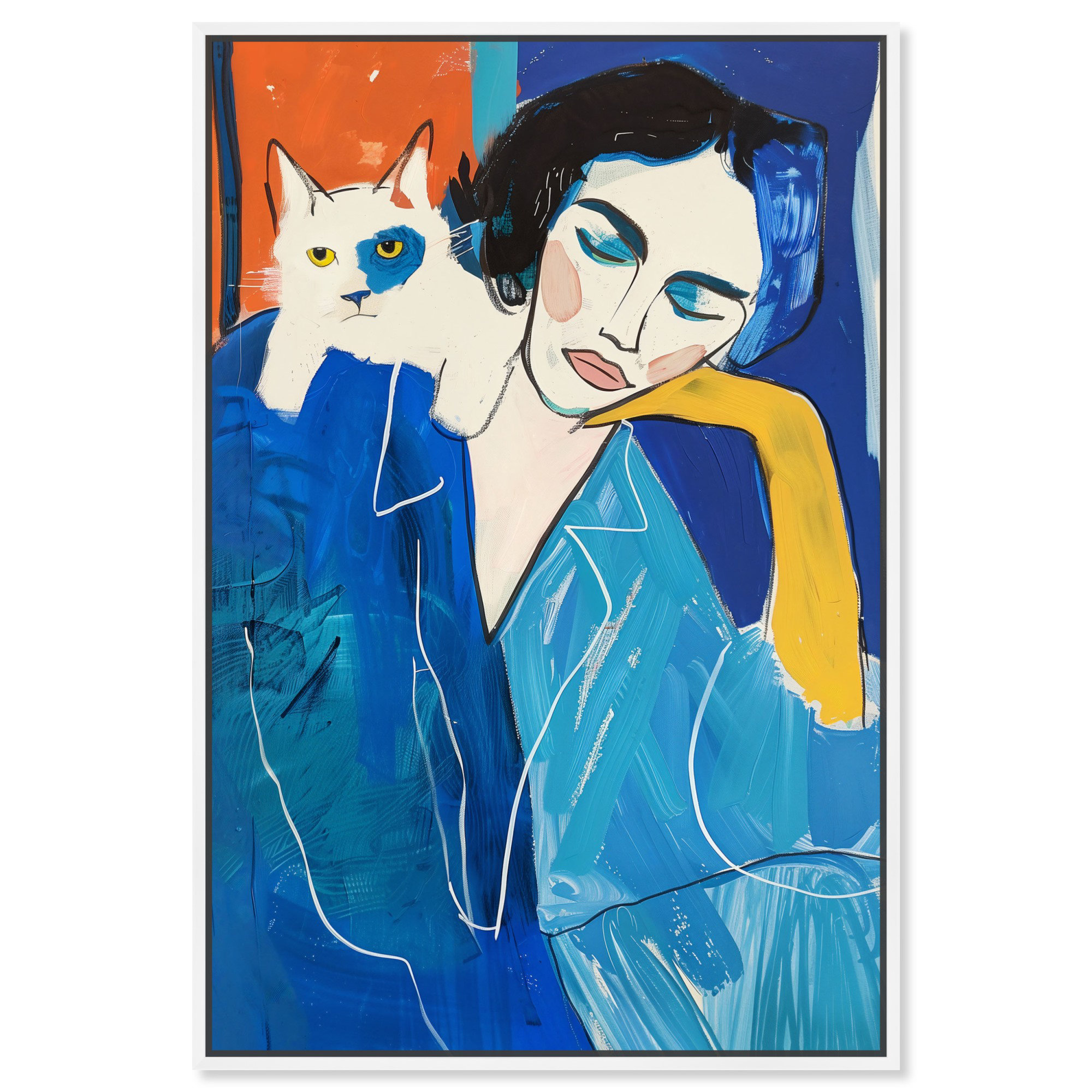 Art Remedy Relaxation Canvas Modern Woman Portrait Wall Art Set by Art ...