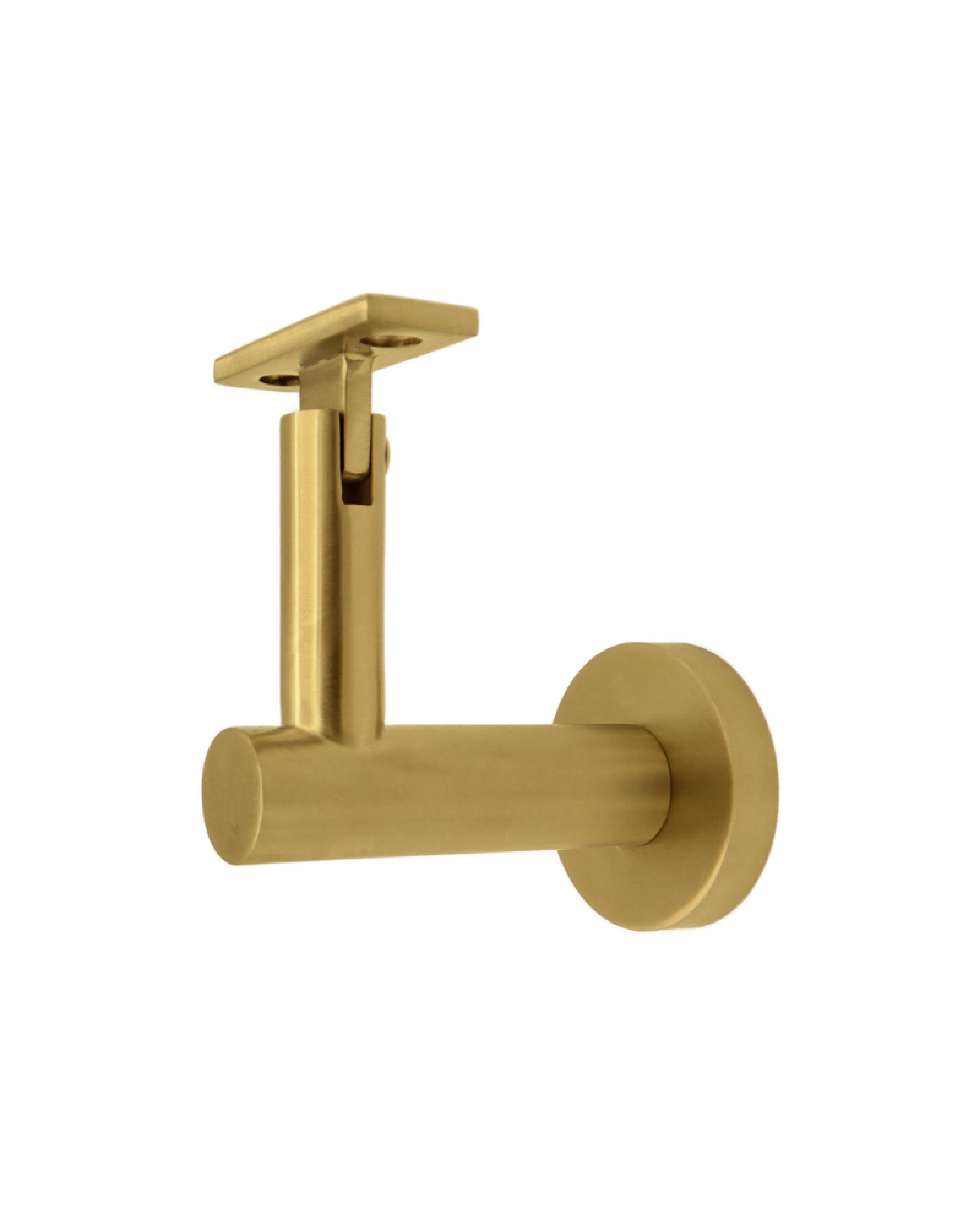Linnea Surface Mount Handrail Bracket with Round Rose and Flat Plate ...