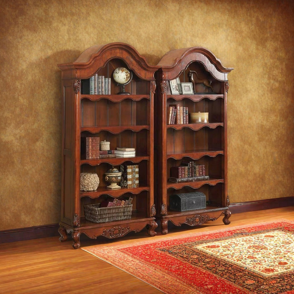 Kaoloupin European Style Light Luxury Display Bookcase | Wayfair