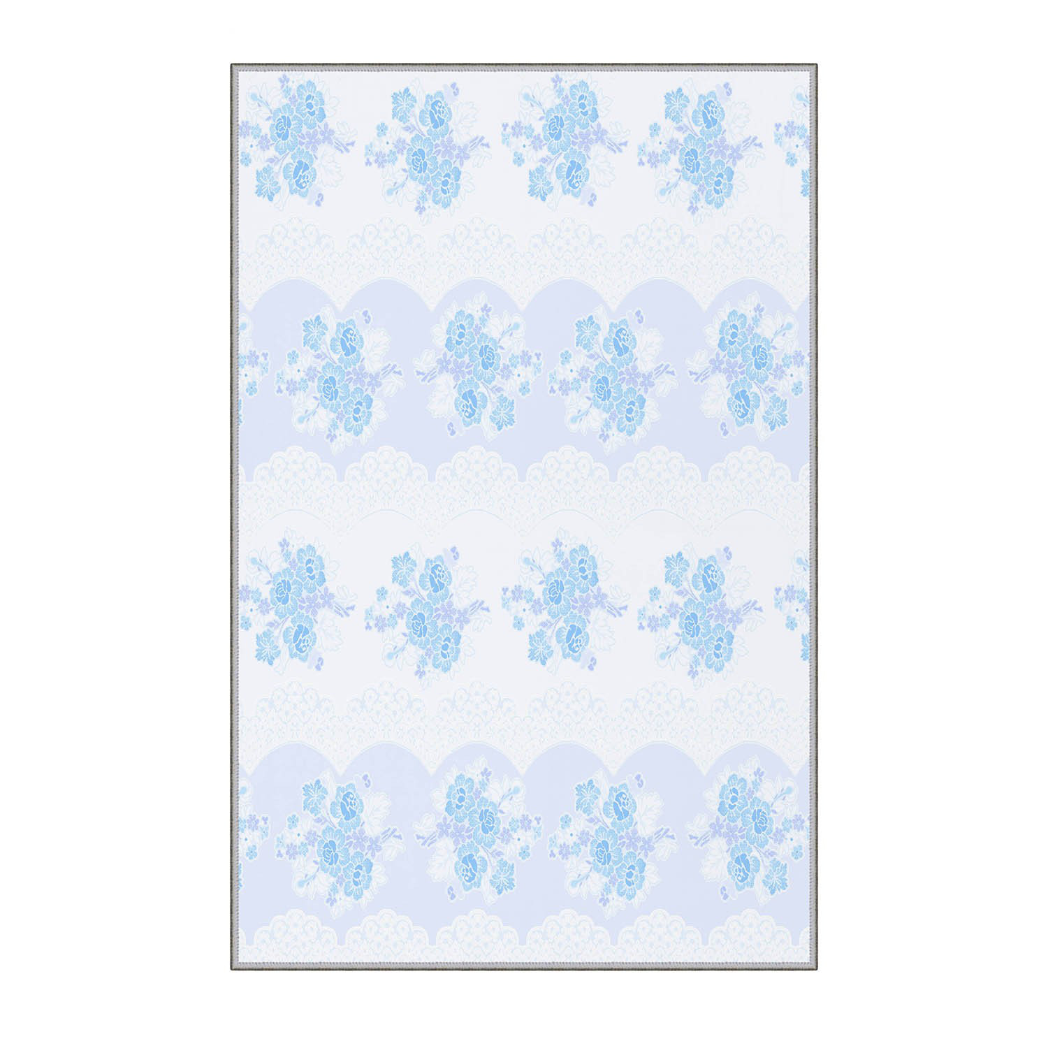 East Urban Home Camacho Floral Machine Woven Polyester Area Rug in ...