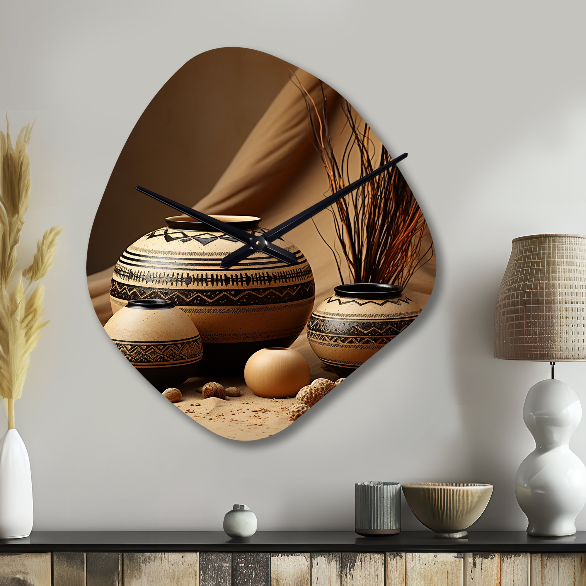 East Urban Home Dalmazio Native Art Pottery Serenity II - Native ...