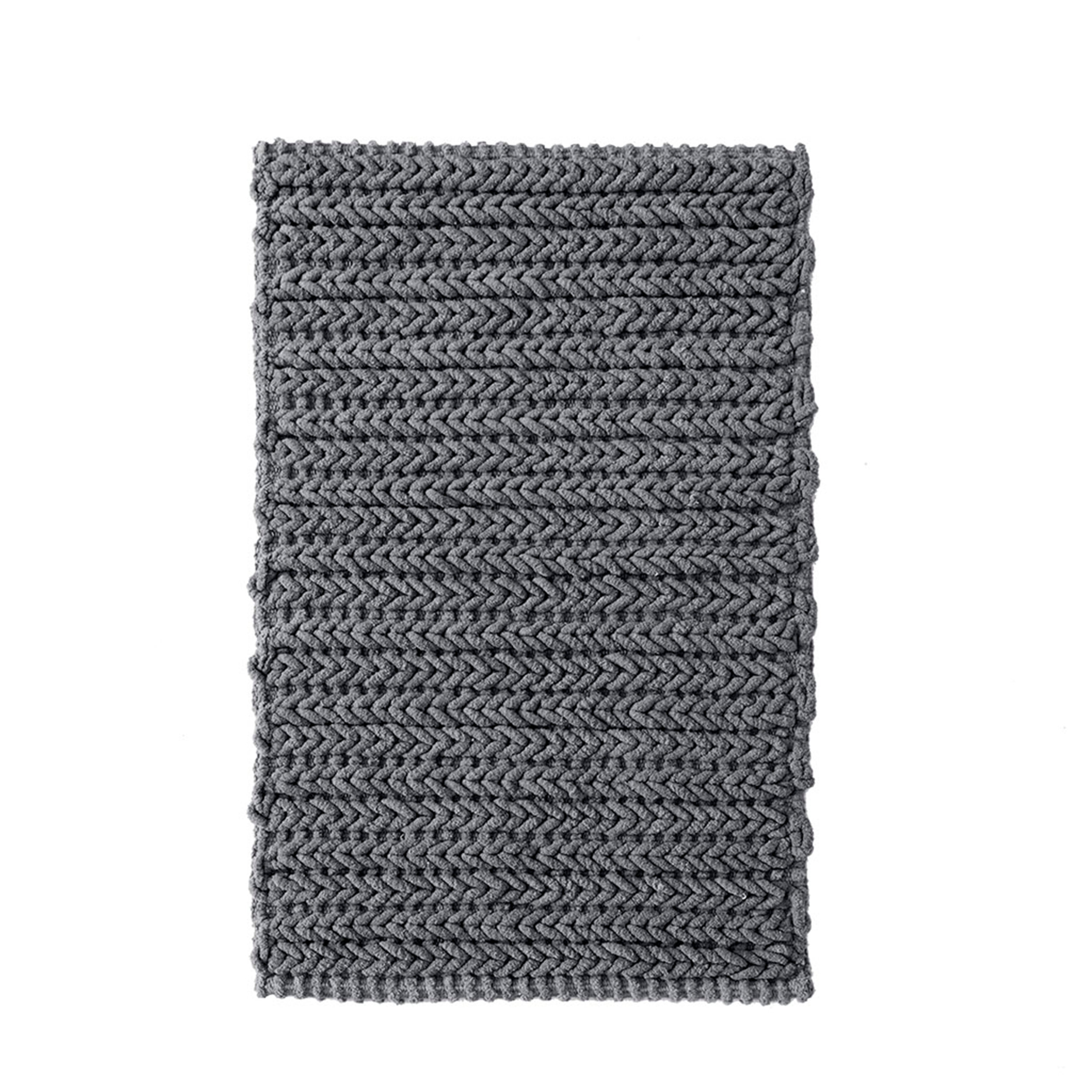 Latitude Run® Plush 100% Cotton Chenille Chain Stitch Bath Mat | Wayfair