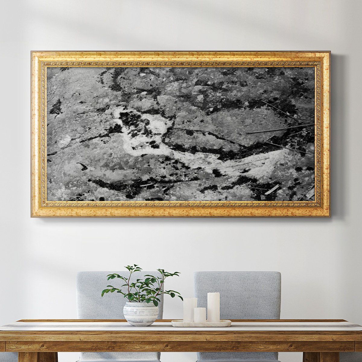 17 Stories Found Textures XIV Premium Framed Canvas- Ready To Hang ...