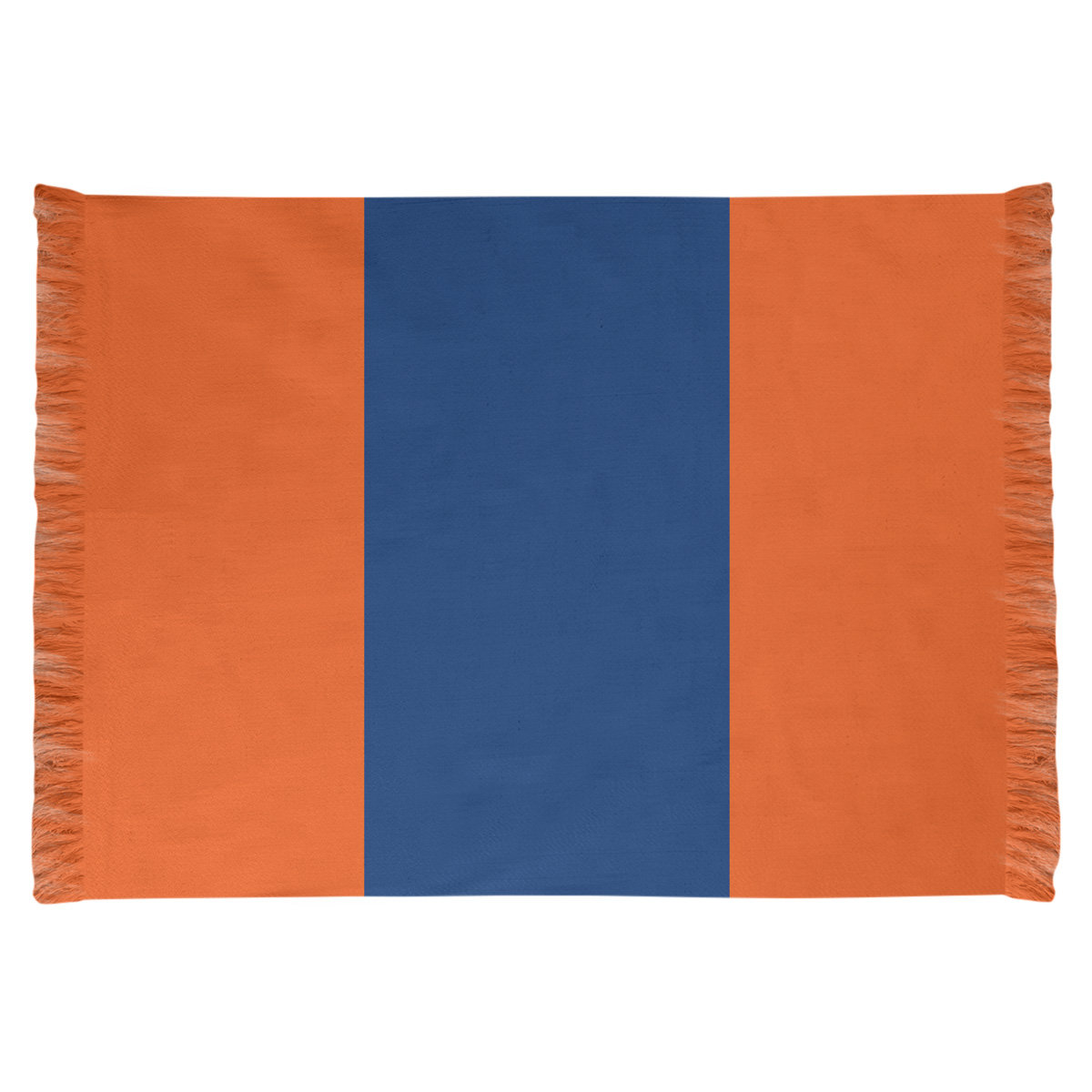 East Urban Home New York Flatweave Orange/Blue Rug - Wayfair Canada