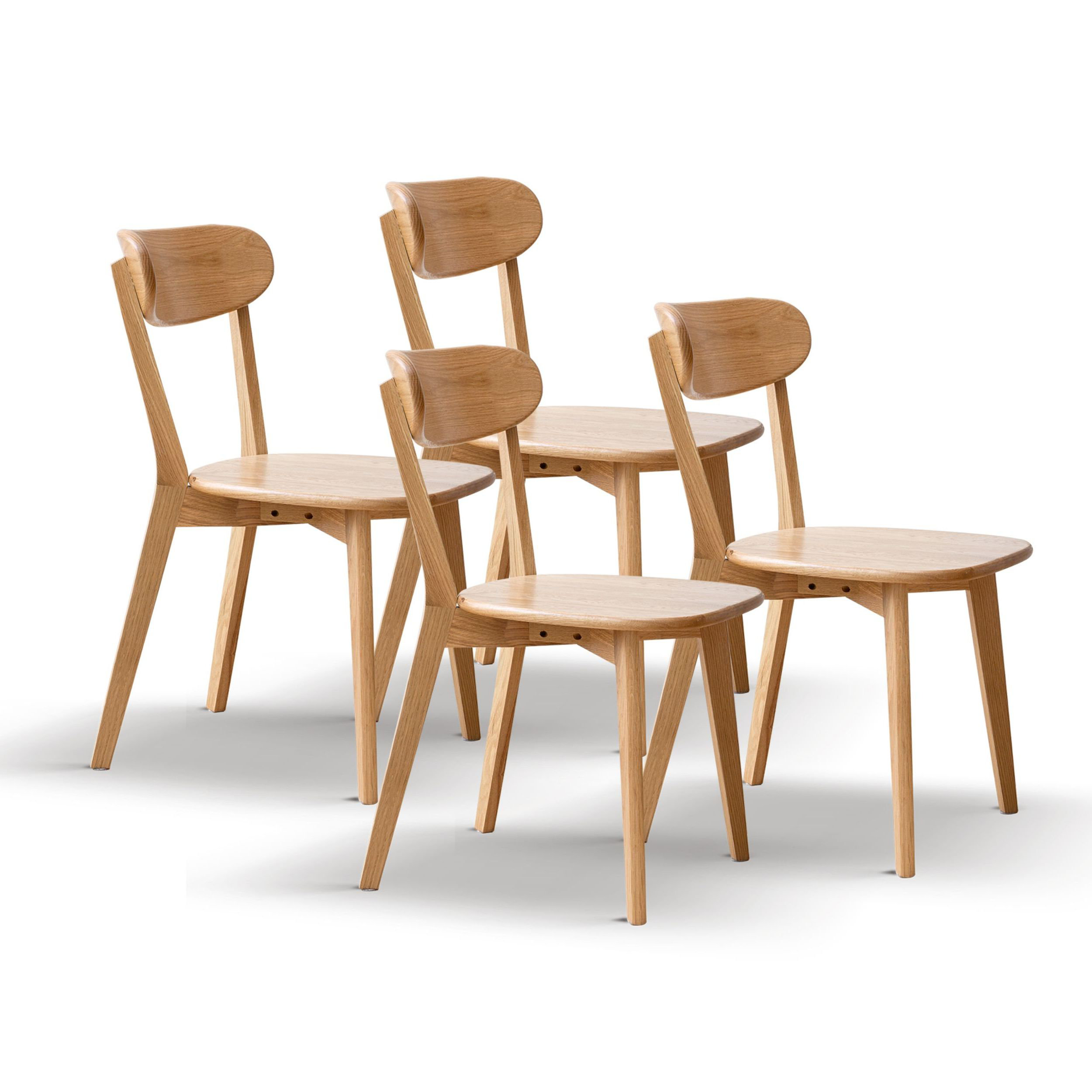 Corrigan Studio Modern Wooden Dining Chair | Wayfair