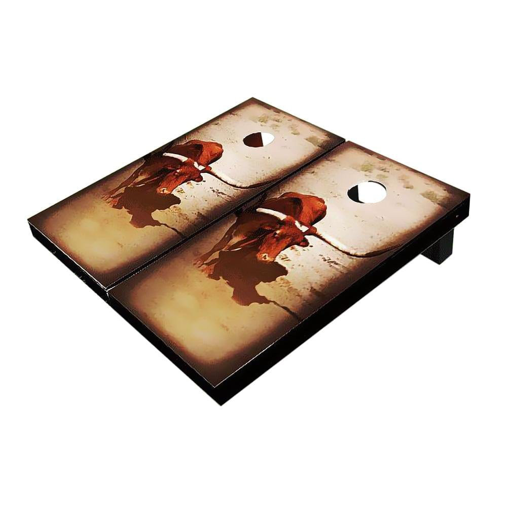 Skip's Garage 2' X 3' Long Horn Cornhole Boards - Wayfair Canada