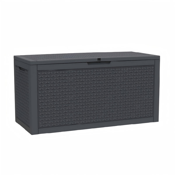 FRED HOME Extra Large Outdoor Deck Storage Box – 120-260 Gallon Durable ...