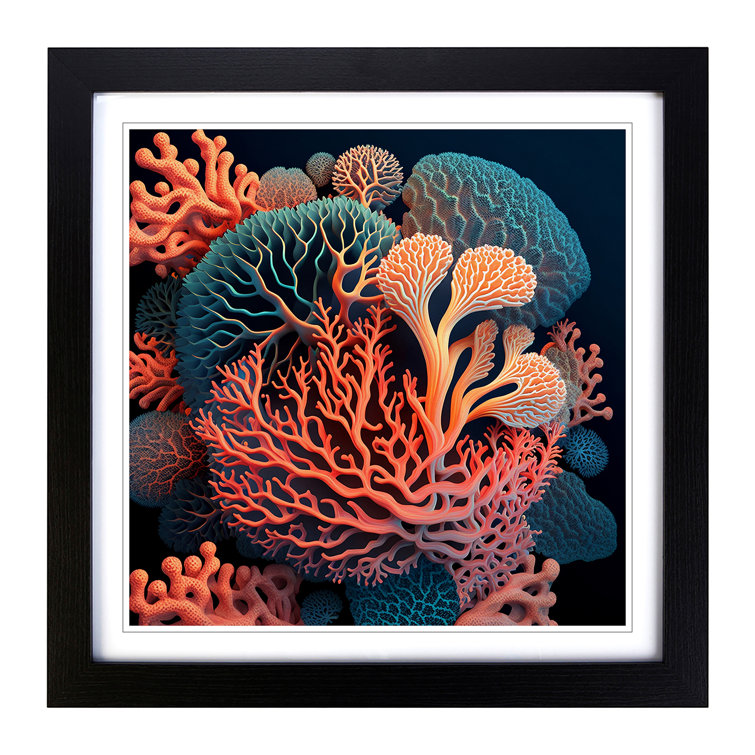 House of Hampton Coral Graphic Art | Wayfair.co.uk