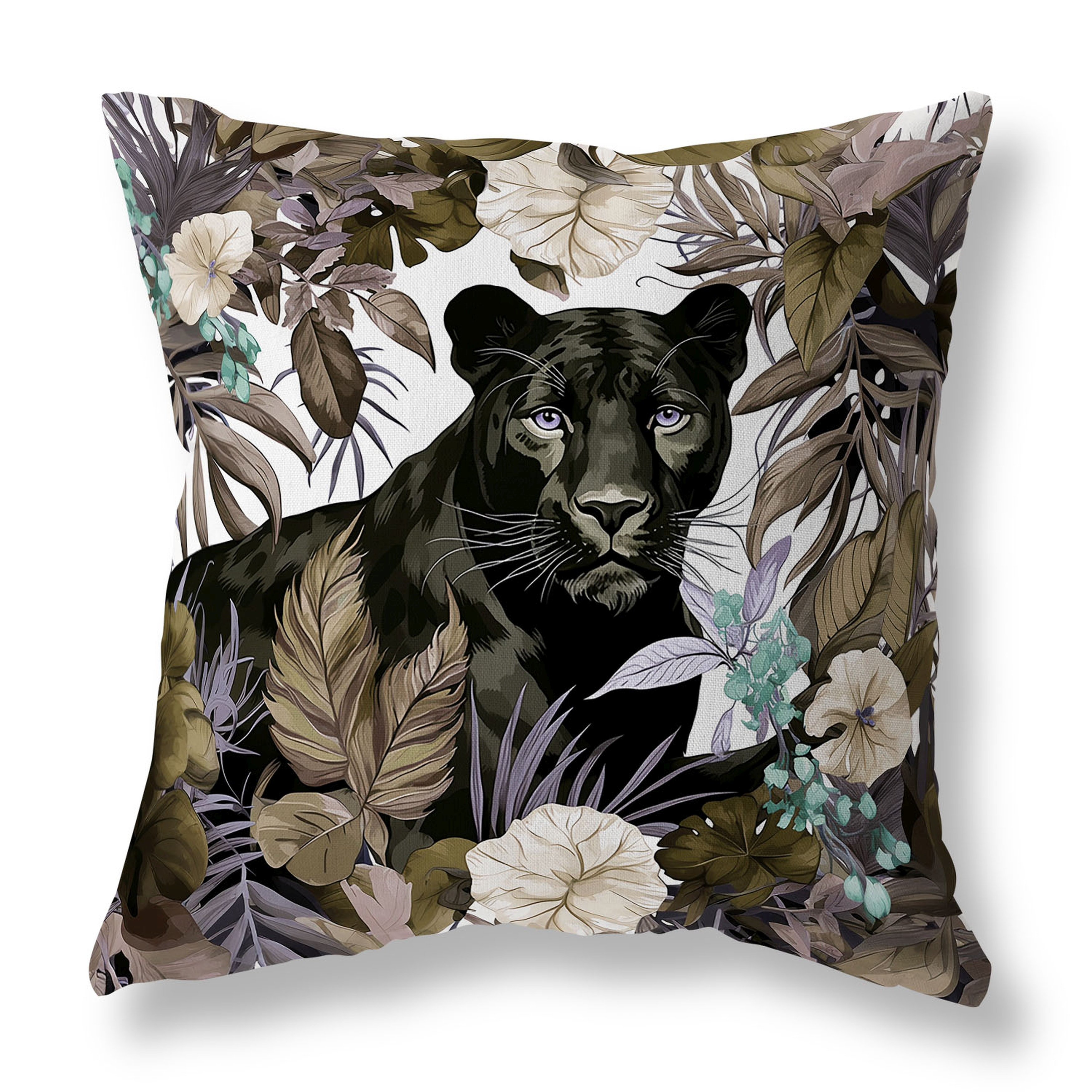 Amrita Sen Panther Tropic Twilight Reversible Throw Pillow | Wayfair