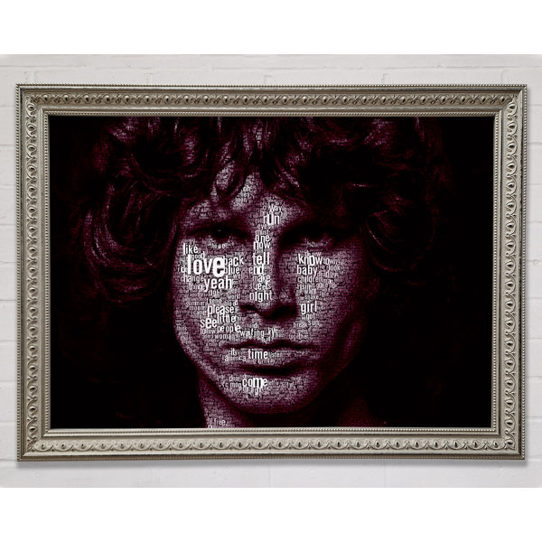 Bright Star Jim Morrison Words - Single Picture Frame Print | Wayfair.co.uk