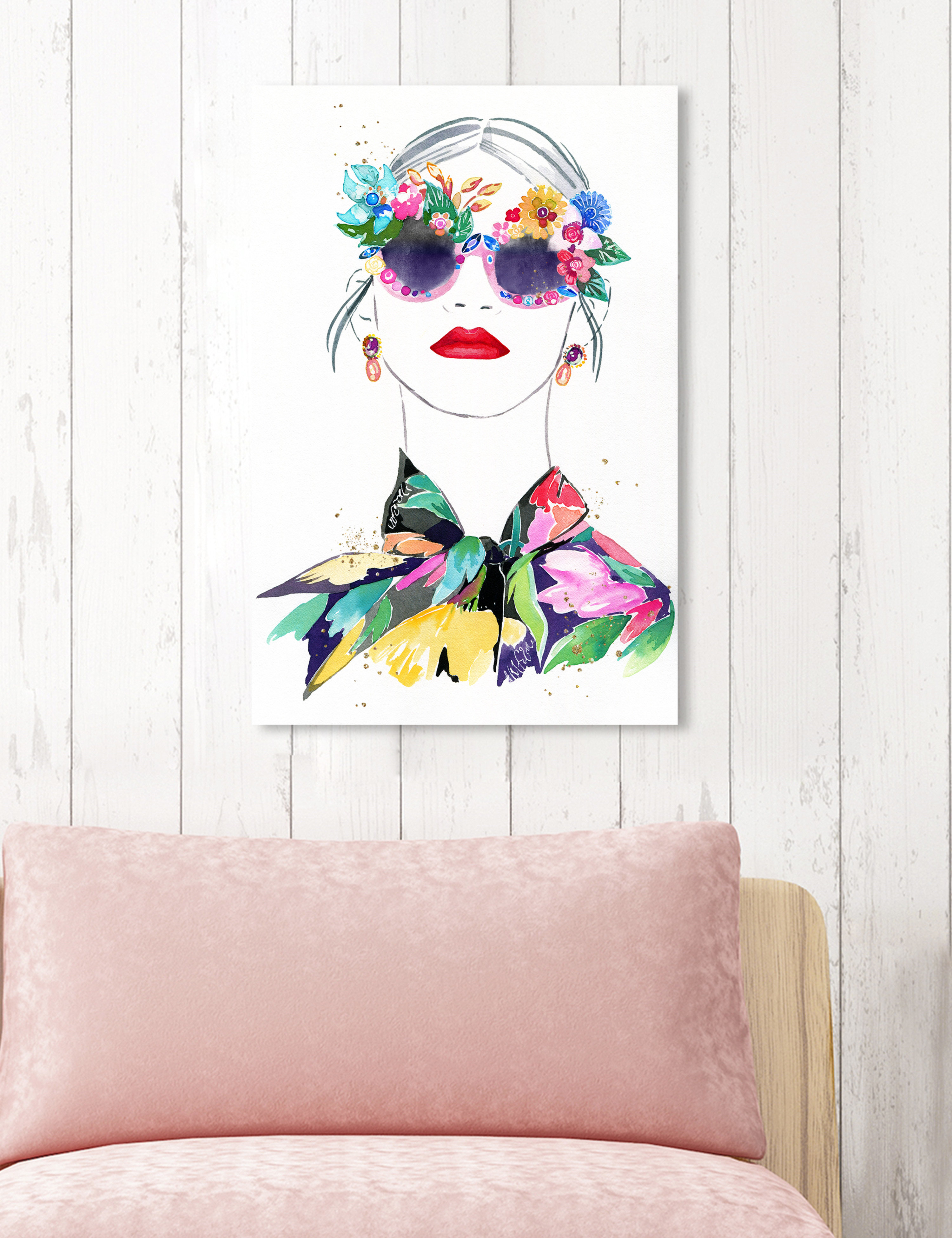 Oliver Gal Prints Fashion Botanical Blouse Painting on Canvas - Wayfair ...