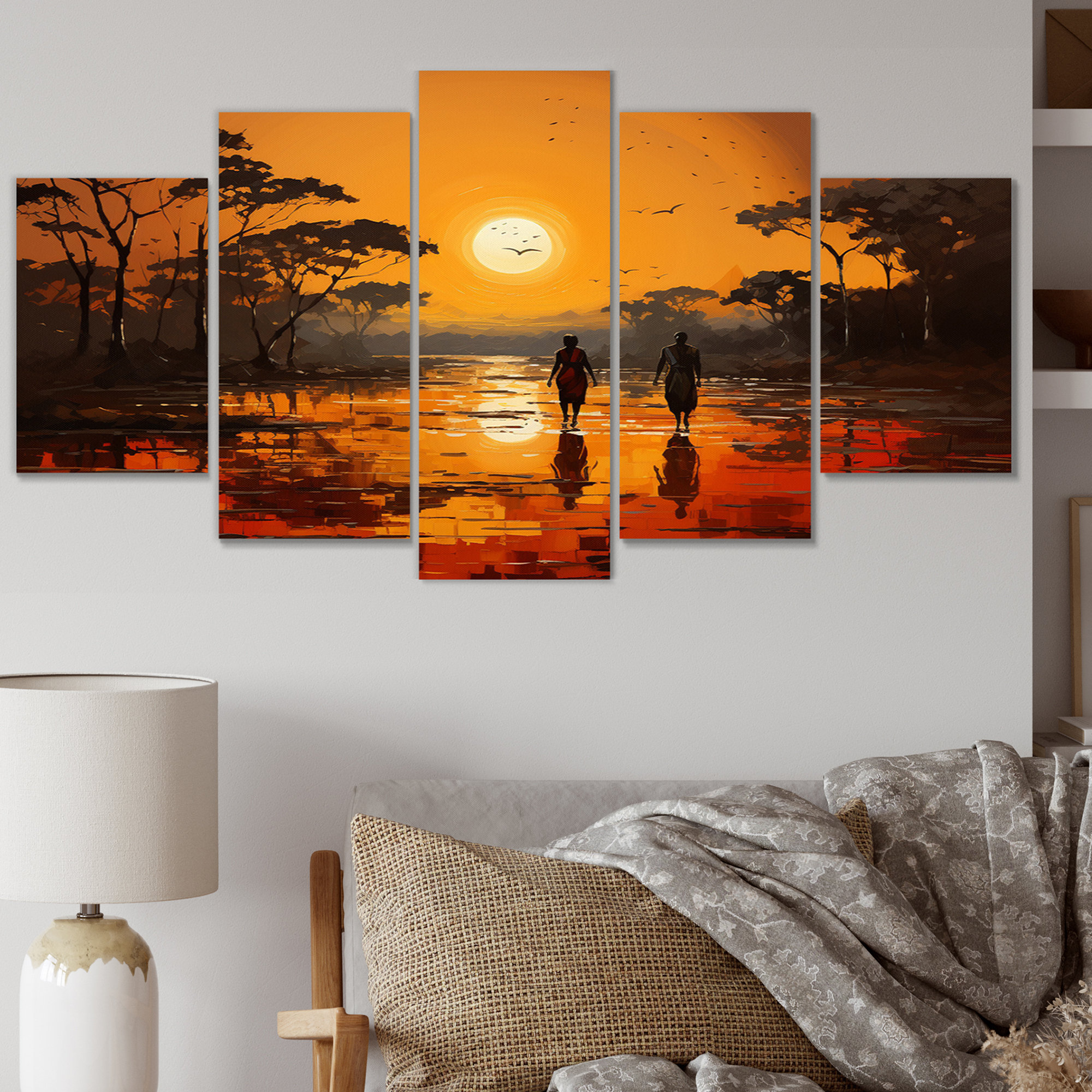 Winston Porter African Savannah Serenade VI - African Metal Wall Decor ...