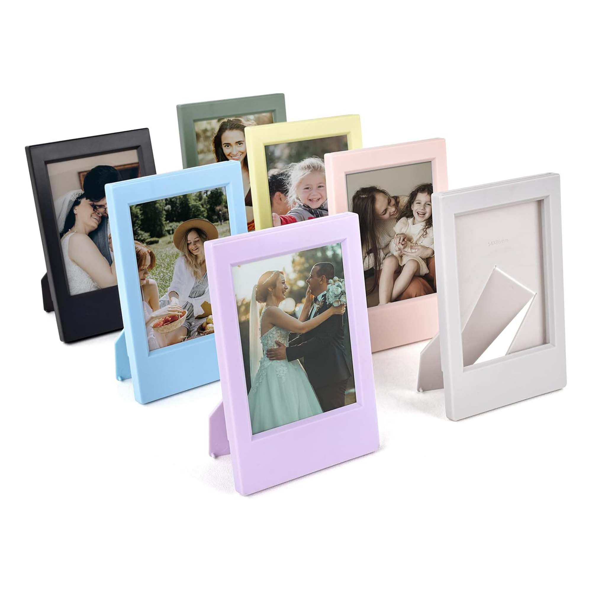 Latitude Run® 2x3 Mini Photo Frame Set With Clear Film And Desk Stand ...