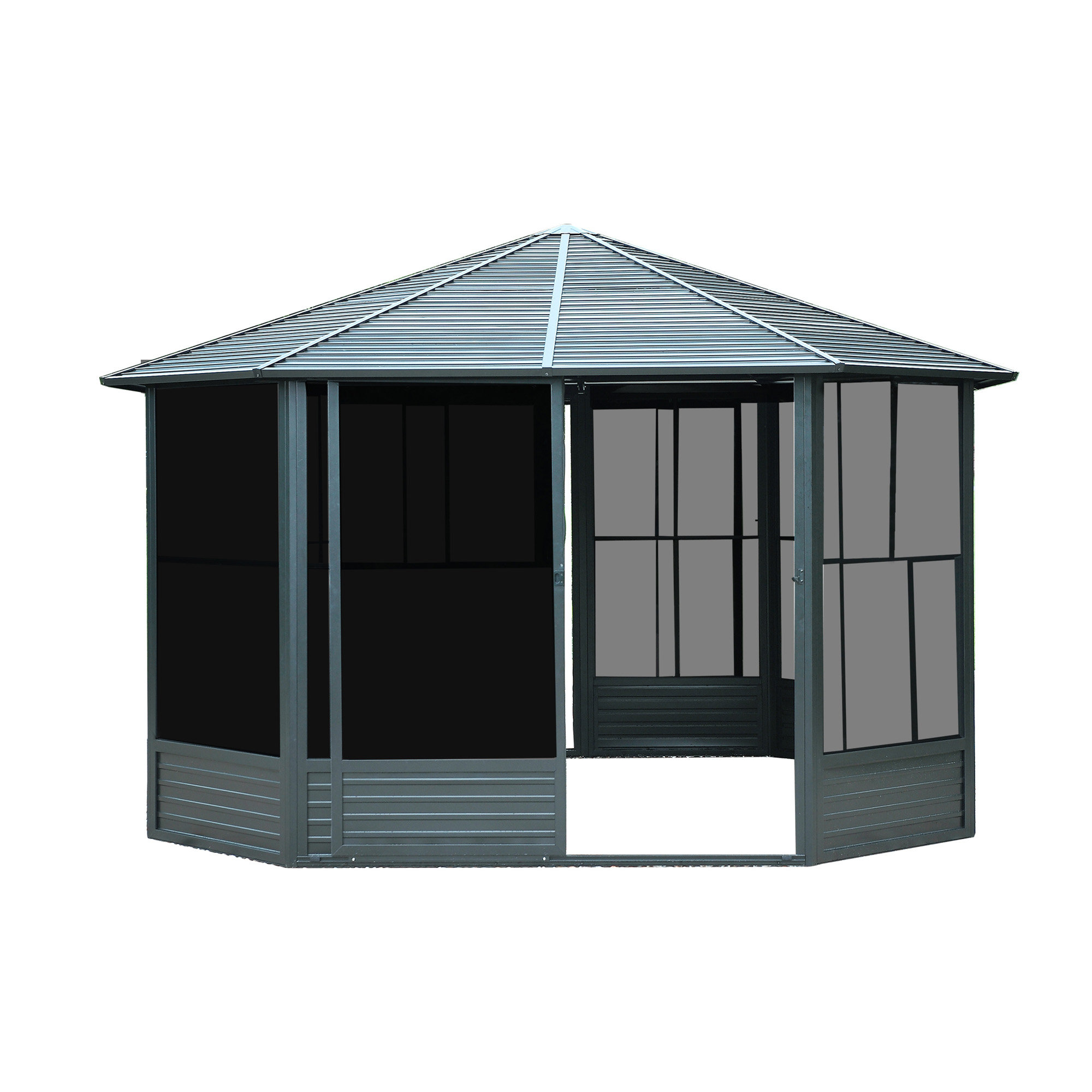 Taroo Clocks 12 X 12 FT Sunroom Octagonal Solarium,Screen Houses For ...