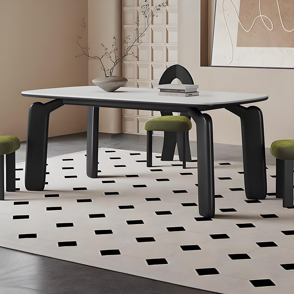 A Zoetic Home Slate Ash Wood Dining Set | Wayfair