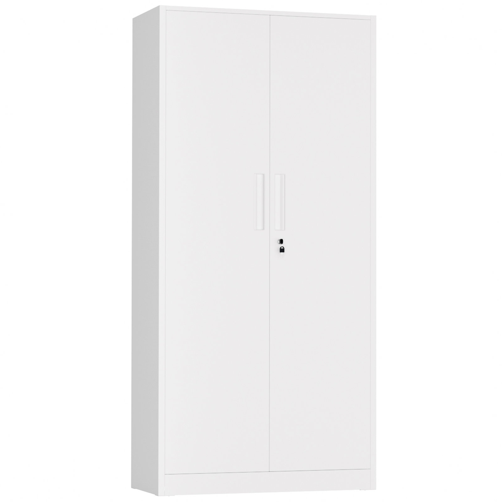 Inbox Zero Lakenzie 5 - Shelf Steel Storage Cabinet with Lock (72" H x ...