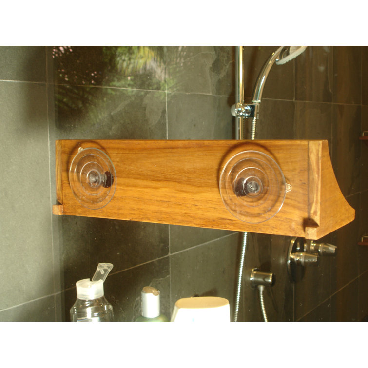 Aqua Teak Spa Teak Teak Solid Wood Floating Shelf & Reviews - Wayfair ...